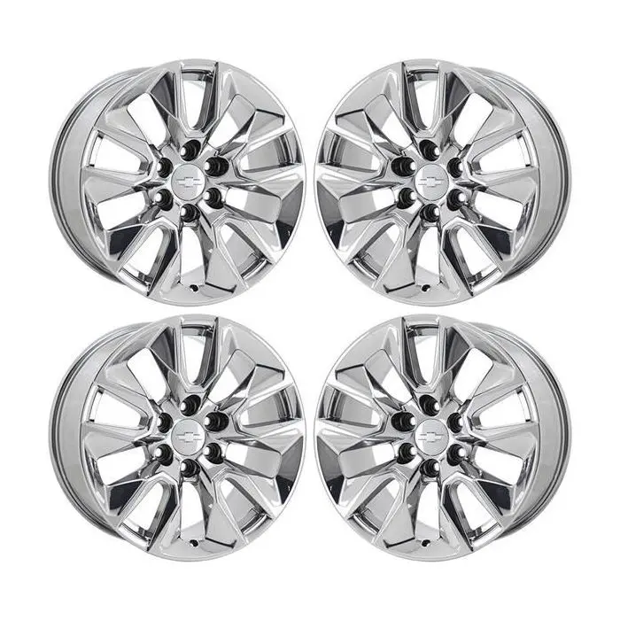 Chevrolet Silverado 1500 Wheels Rims Set of 4 Stock Genuine Factory OEM ...